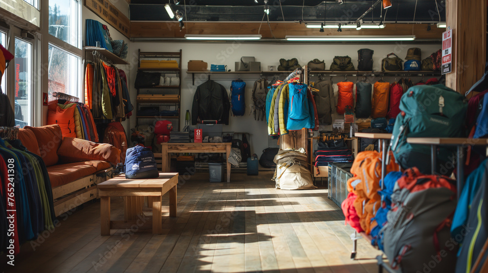 An outdoor adventure gear outlet, equipped with everything from camping ...