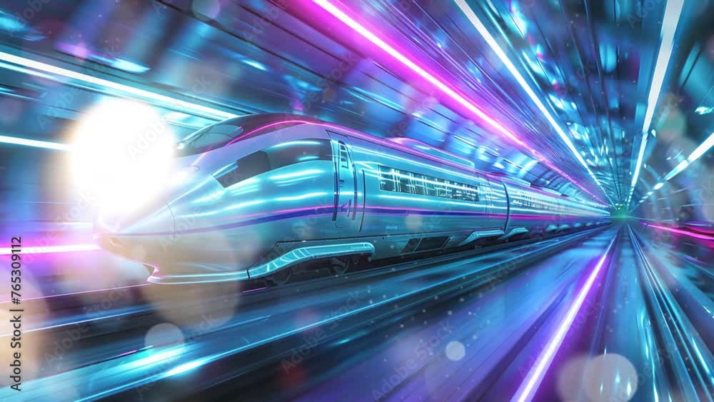 technology transportation background. artwork featuring a highspeed ...