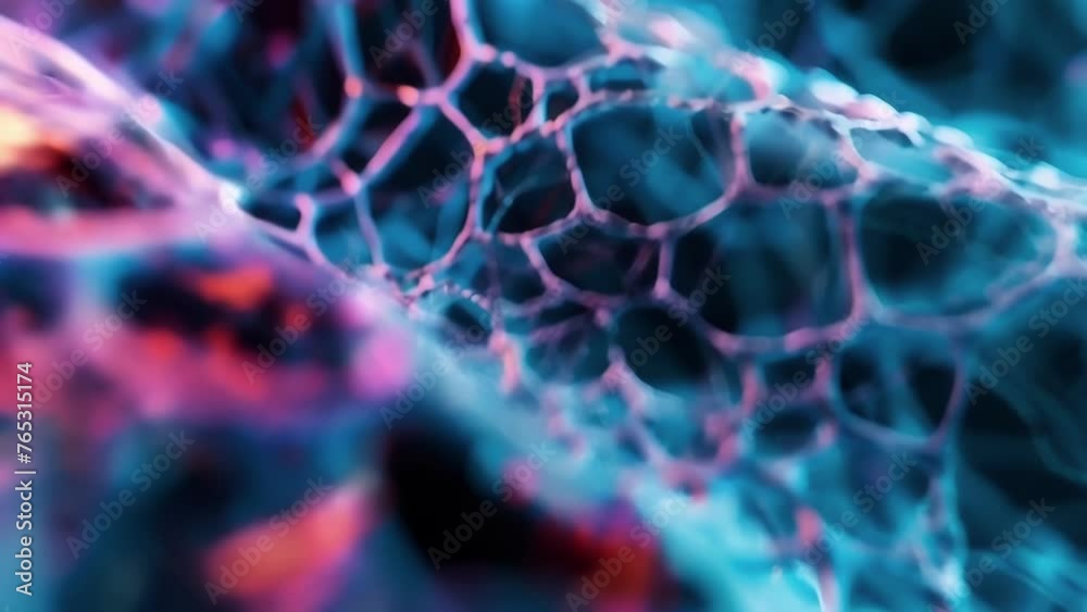 Microscopic images of a selfhealing material show layers of ...