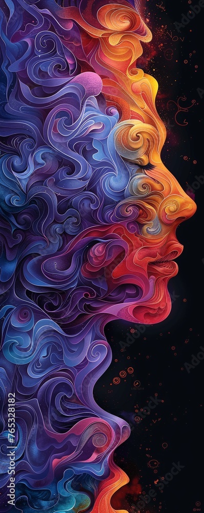 Explore the concept of emotions as a spectrum in a captivating design ...