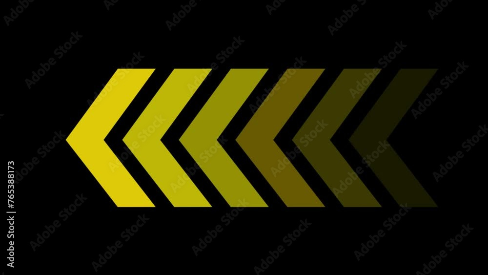 Yellow arrows indicate the direction of the overlay video layer. swipe ...