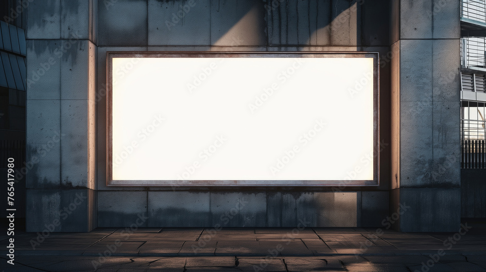 White background for advertising goods. Banner for placing design ...