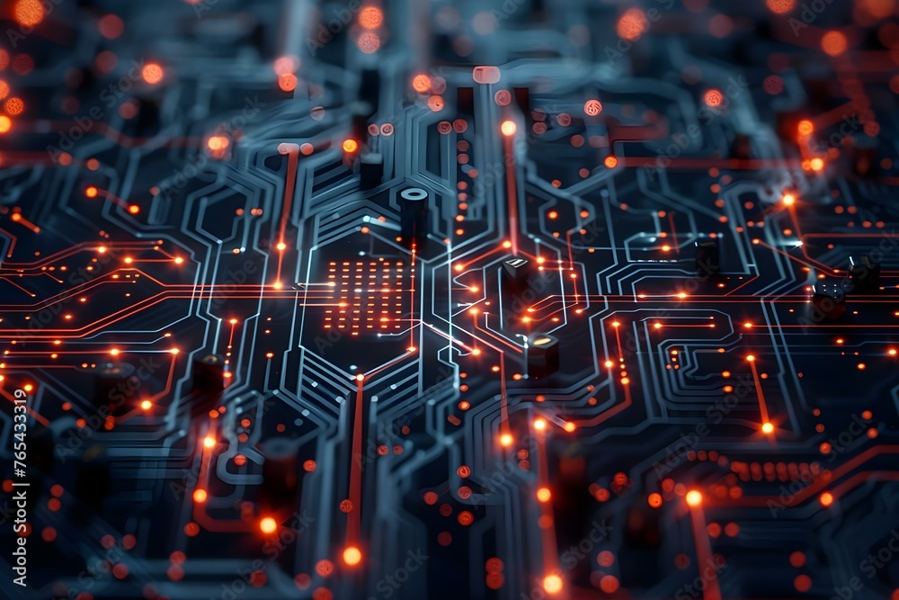 Visual Representation of Advanced Computer Technology and Machine ...