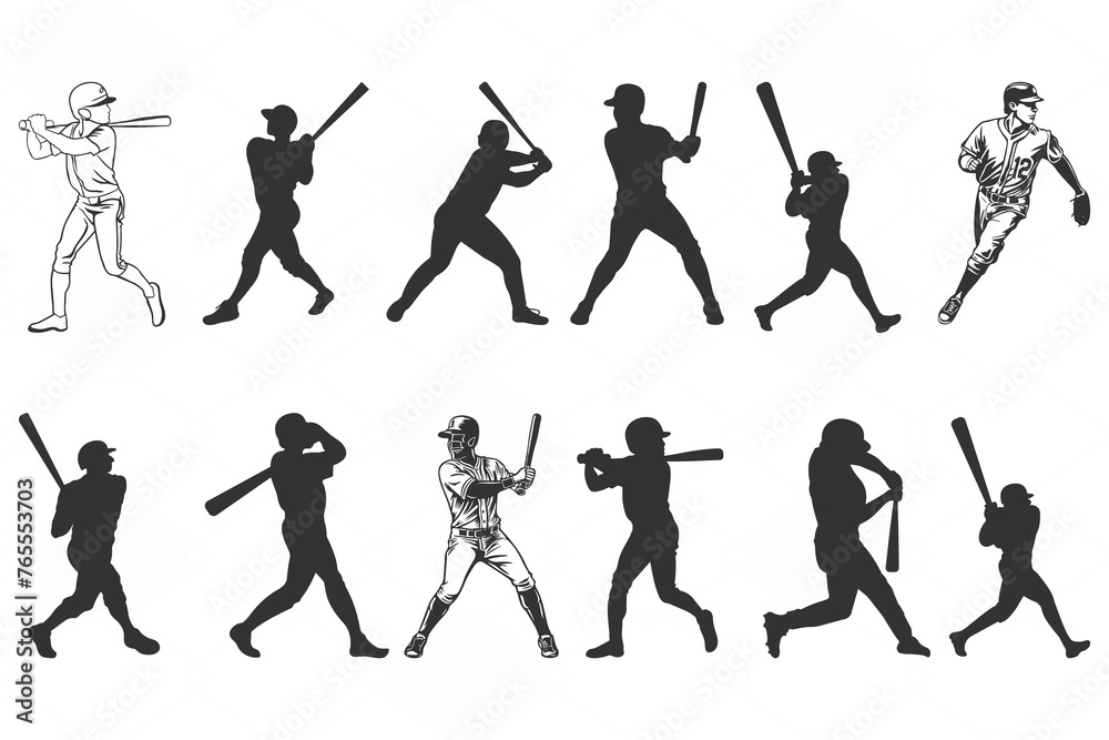 Baseball SVG, Baseball Players SVG, Baseball SVG Cut file, Baseball ...