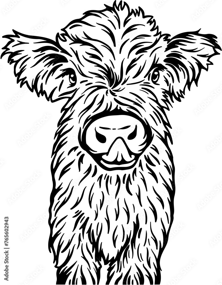 Highland Cow SVG,Scottish cow svg,Scottish cow Clipart,Scottish cow ...