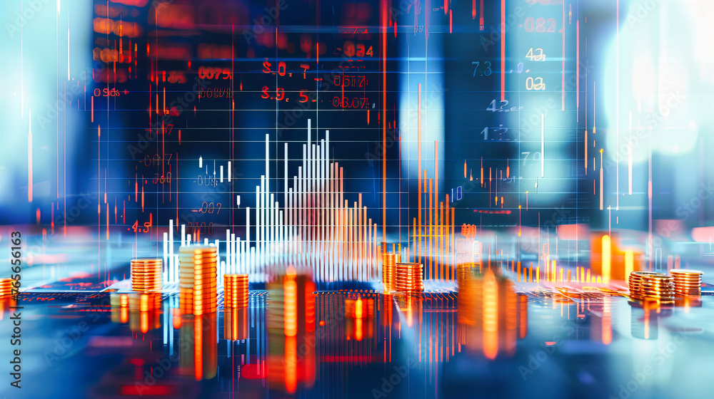 Navigating the complexities of the financial market, a visual ...