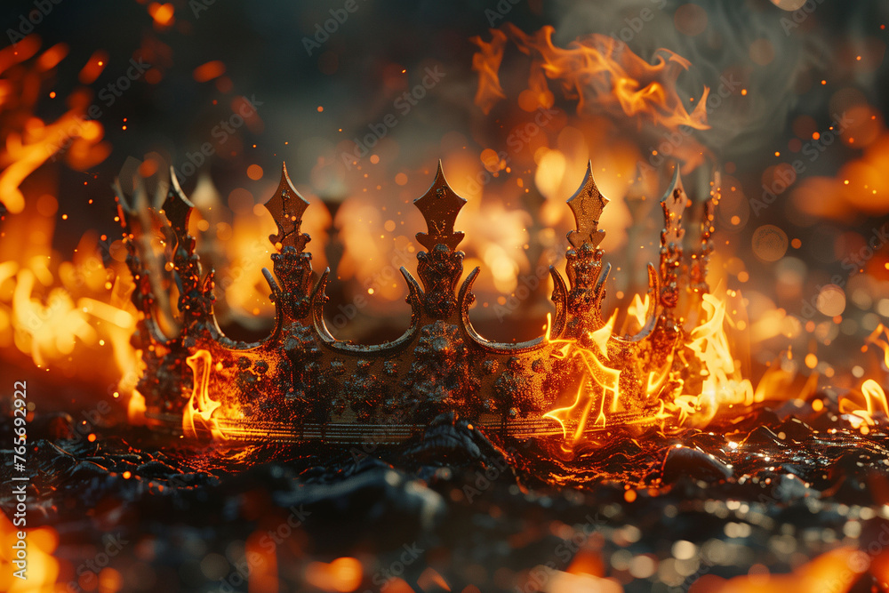 Fiery Crown of a Medieval Empire: Symbolizing the Rise and Fall of ...