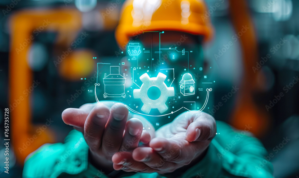 Innovative Concept of Work Safety Standards Displayed as a Virtual Gear ...