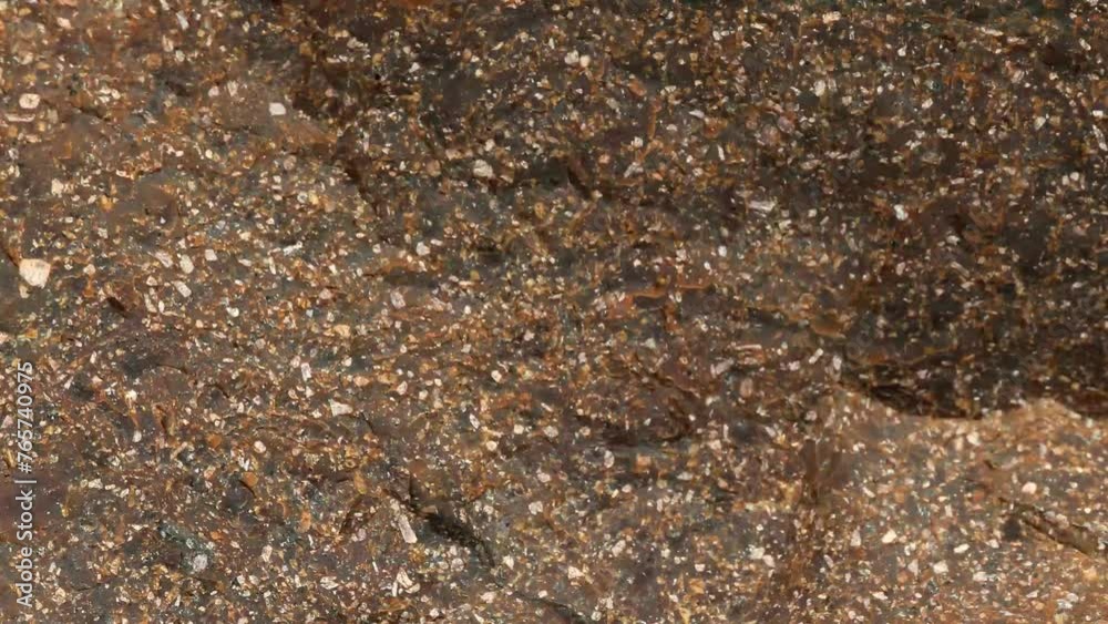 Vidéo Stock Wall stone texture stop motion style, concrete, crack ...