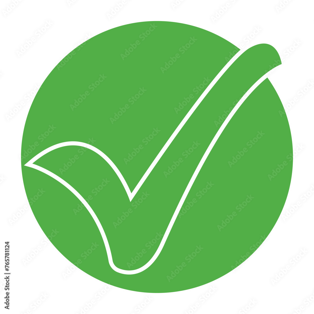 Green check mark icon. Check mark vector icon. Checkmark Illustration ...