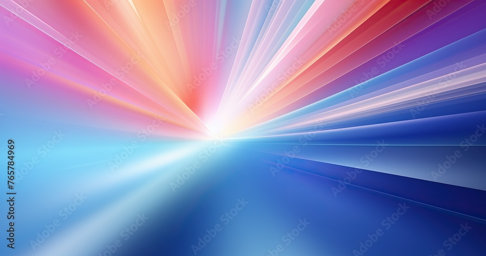 Abstract beautifull color background with rays of light, speed effect ...