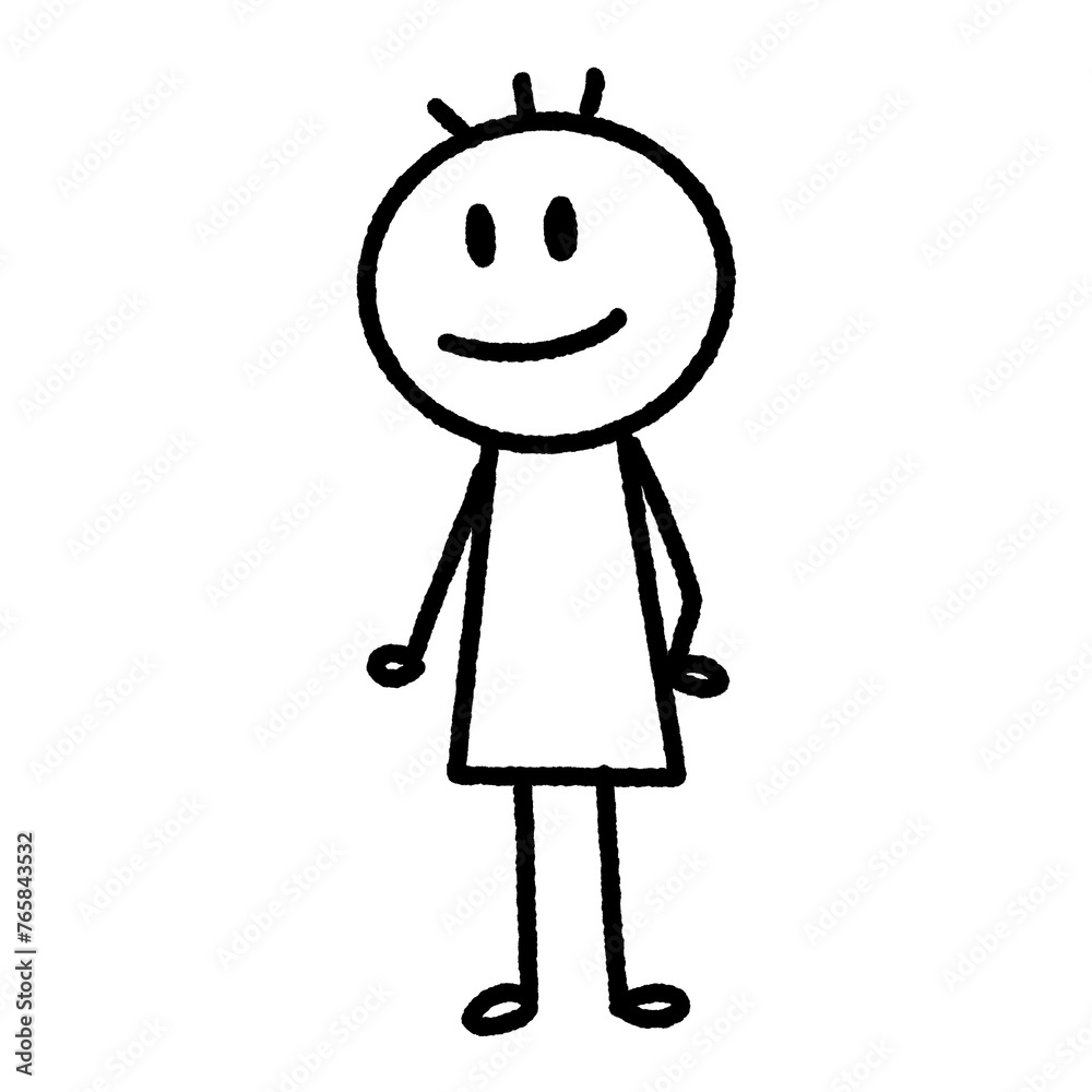people, people cartoon, easy cartoon, boy, girl, and family, emotion ...