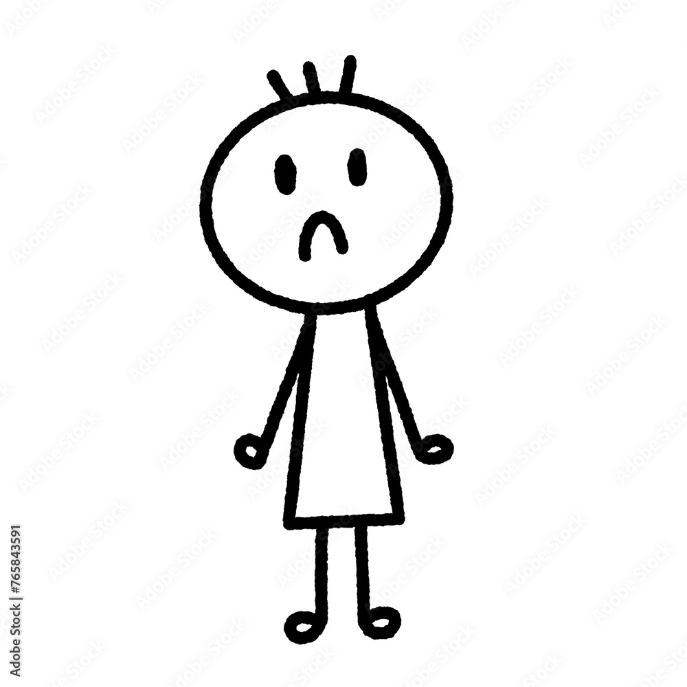 people, people cartoon, easy cartoon, boy, girl, and family, emotion ...