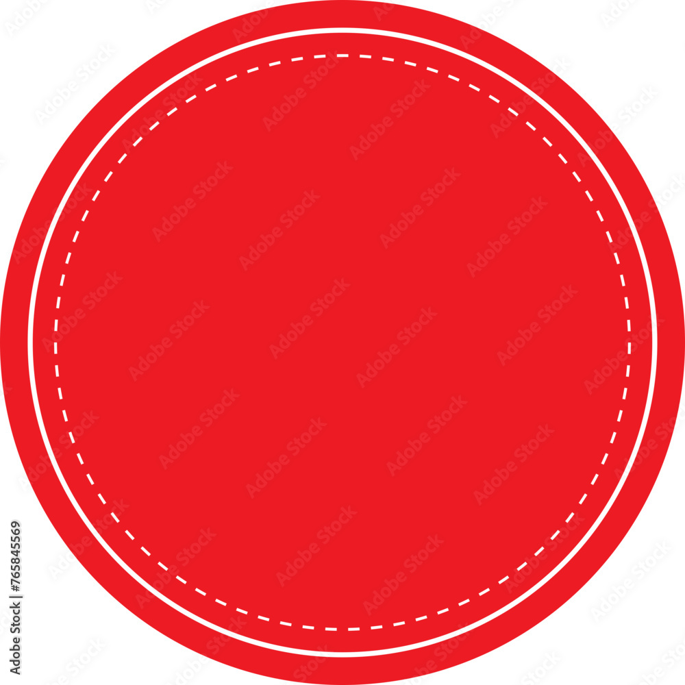 red badge label tag border design for reward winner guarantee decorate ...