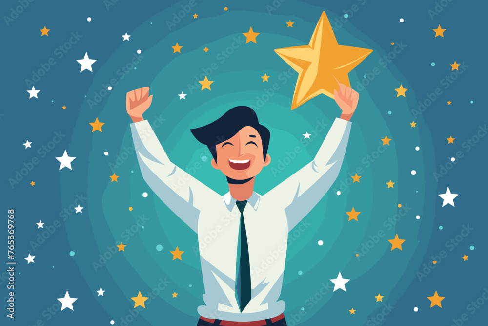 Shining star employee exudes confidence, achieves excellence as high ...