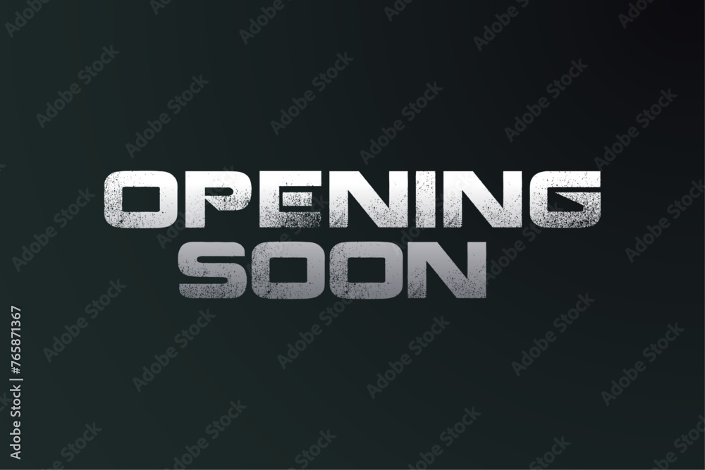 Opening Soon. Opening soon typography font. Stock Vector | Adobe Stock