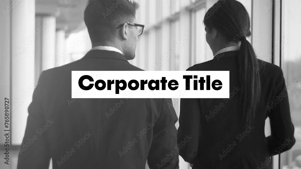 Corporate Titles Stock Template | Adobe Stock