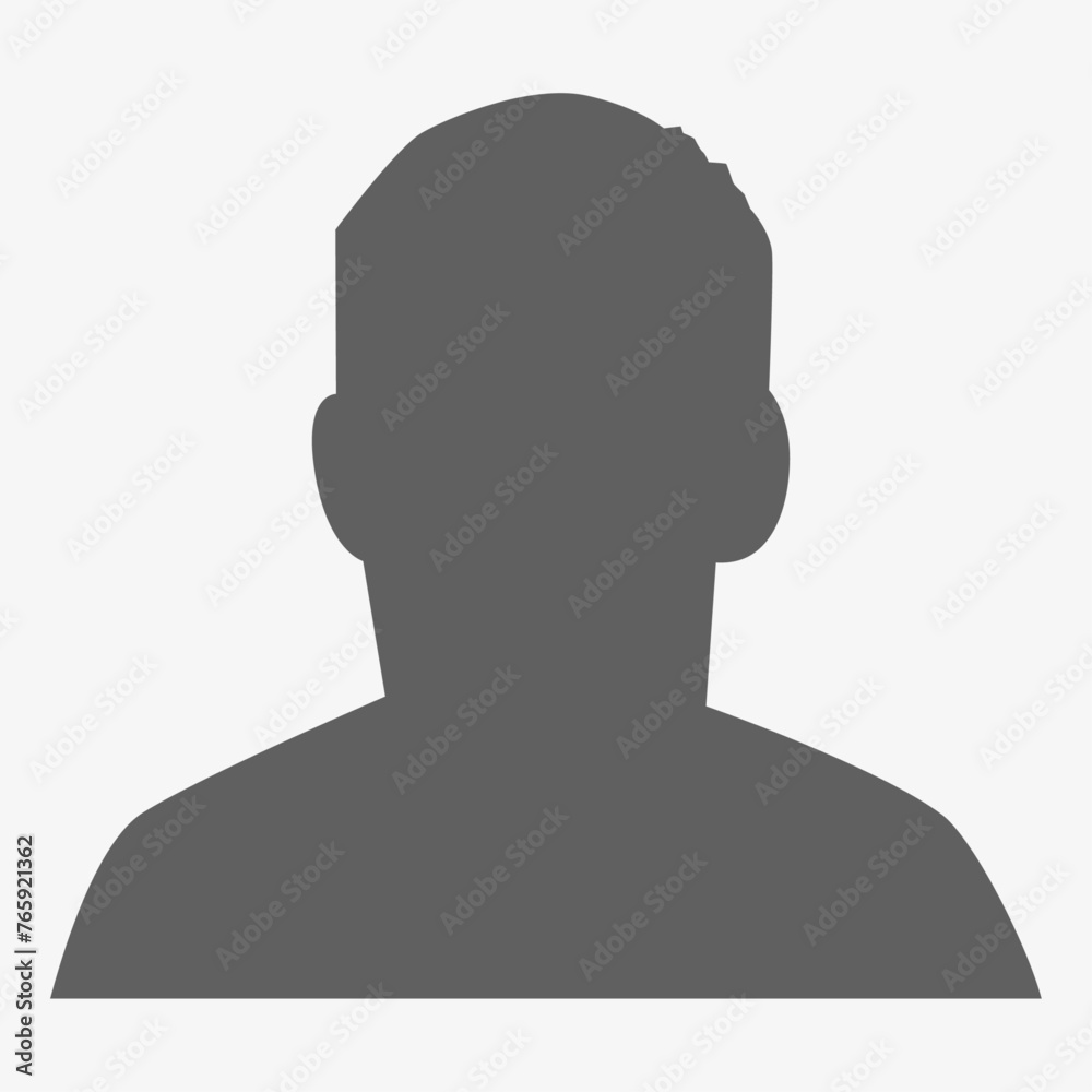 Vector flat illustration. Avatar, user profile, person icon, profile ...