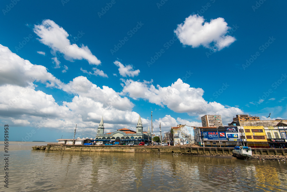 Belem, Brazil - December 24, 2023: Port of Ver o Peso market. It is the ...