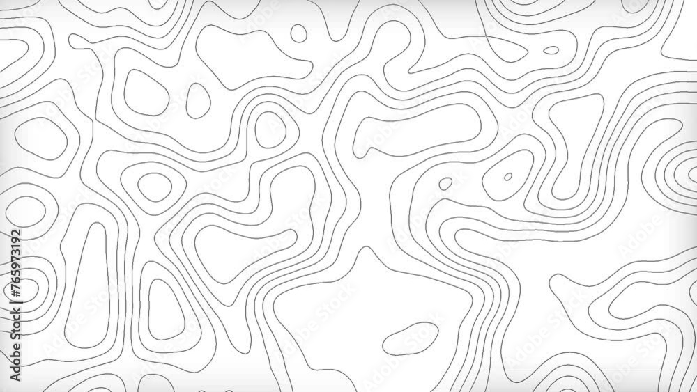 Grey outline topographic contour map abstract tech motion graphic ... Grey outline topographic contour map abstract tech motion graphic ...