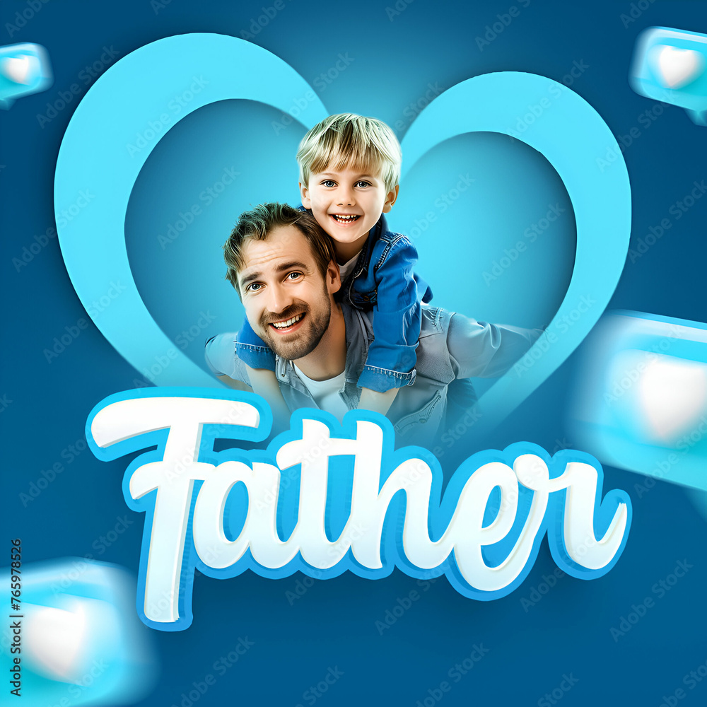 Happy father s day background with father day text design Father day ...