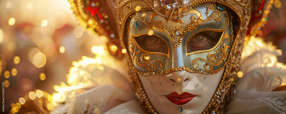 Masquerade Mask, Intricately Designed, Carnival celebration in Venice ...