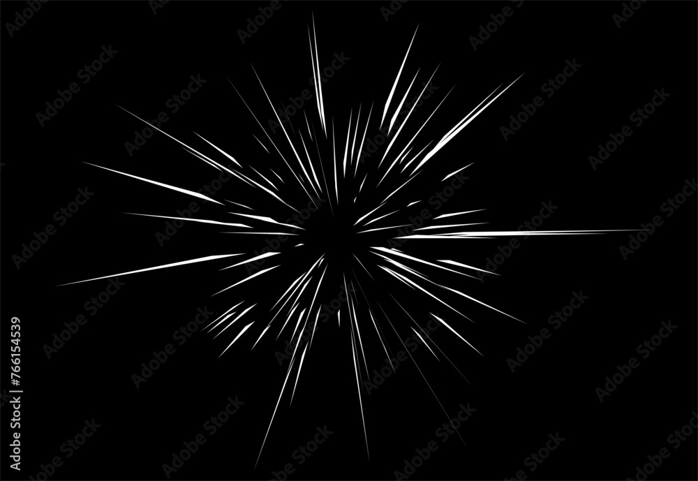 Vetor de Abstract Comic Book Flash Explosion Blast Radial Lines. Comic ...