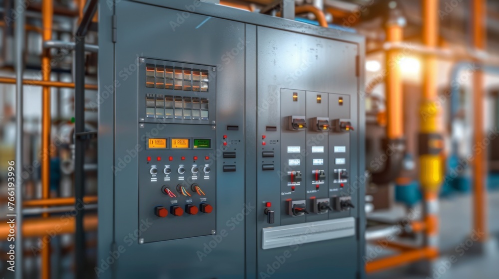 Medium voltage switchgear with on-off heater inside panel and indicator ...