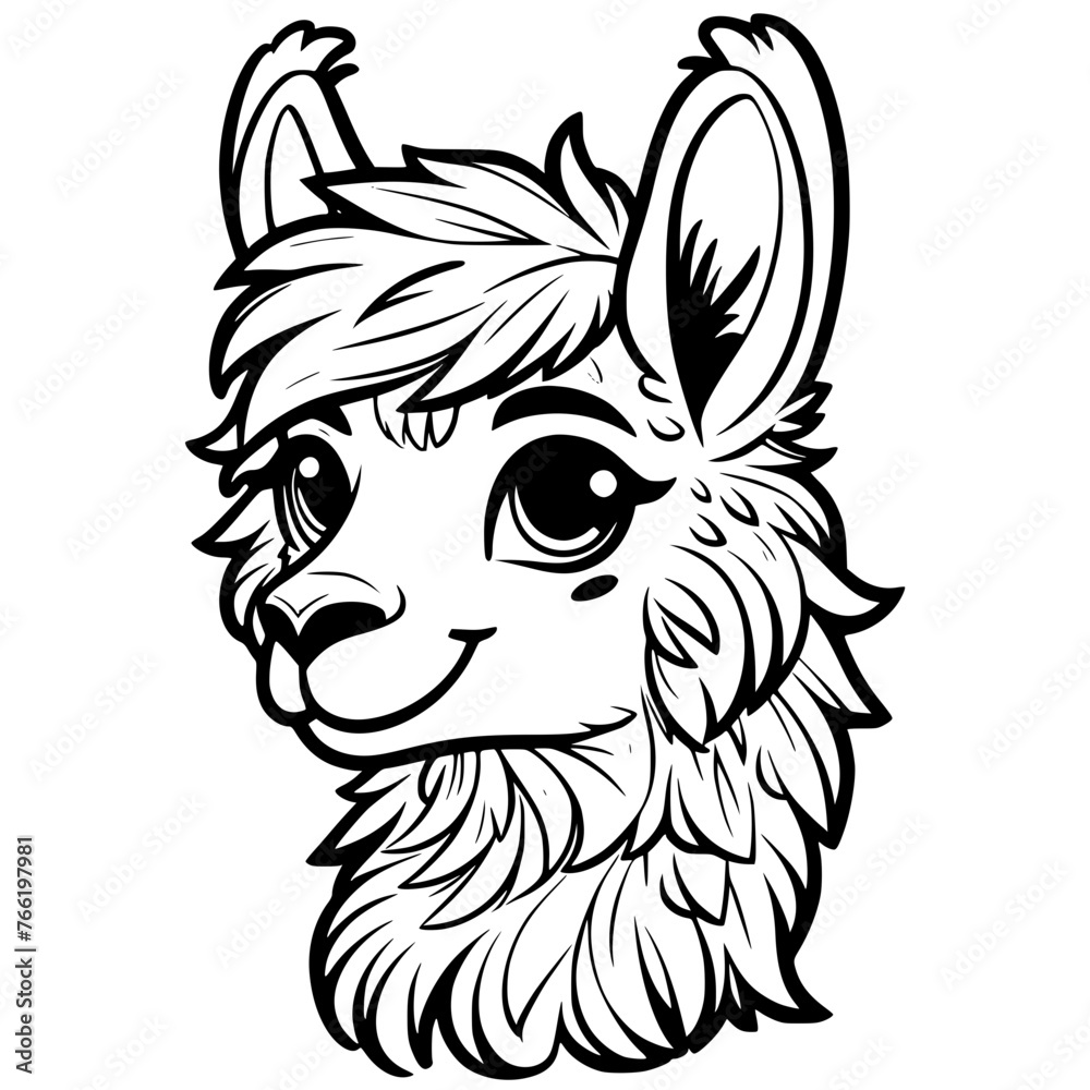 Vetor de Llama alpaca vector , baby Llama, Llama Family, Llama Svg ...