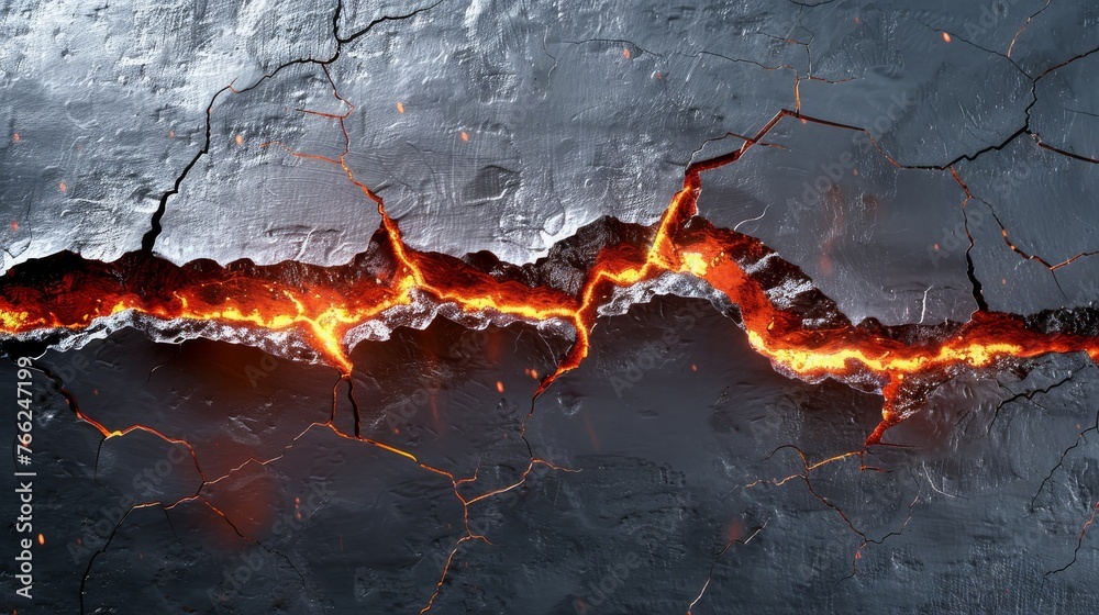 Fire-Torn Background: Molten Metal Texture with Burning Edge Stock ...