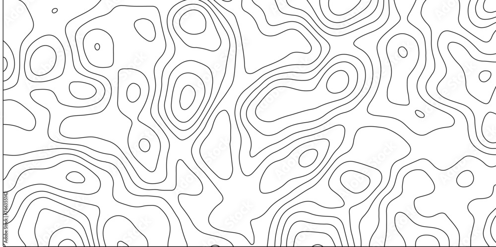 Abstract white topography vector background. Topography map art curve ...