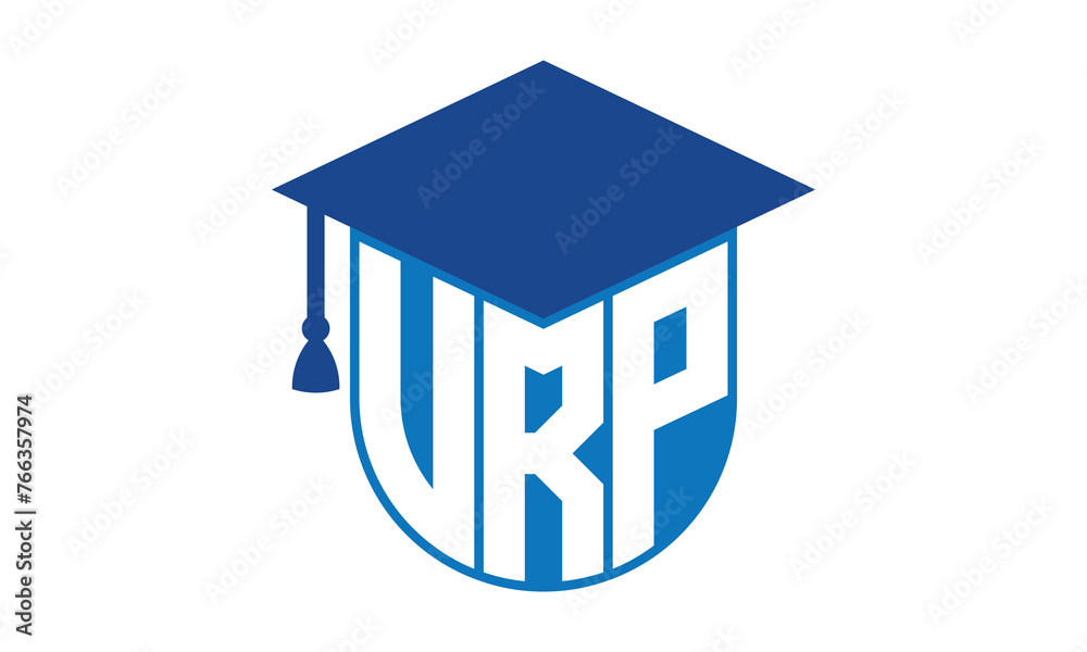 VRP initial letter academic logo design vector template. school college ...