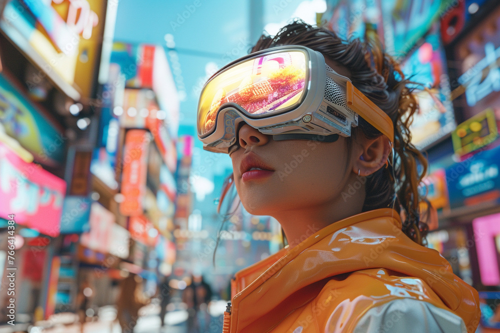 Explore the digital fashion marketplace of the future, a vibrant ...