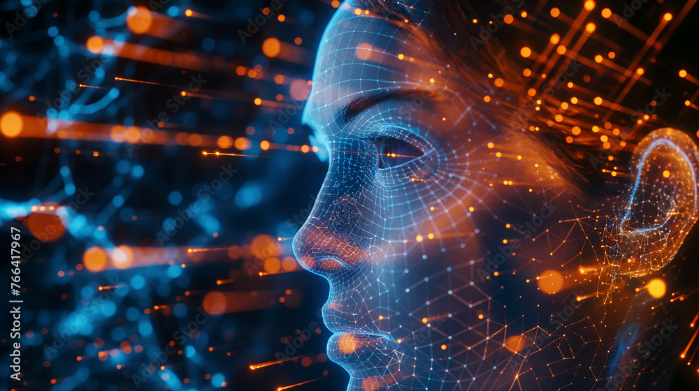 Human-AI symbiosis in deepfake investigation in cyberspace. Stock Photo ...