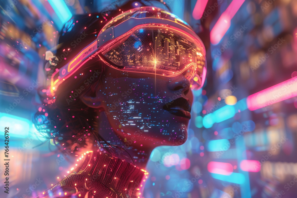 Augmented reality outfits for the metaverse, blending physical and ...