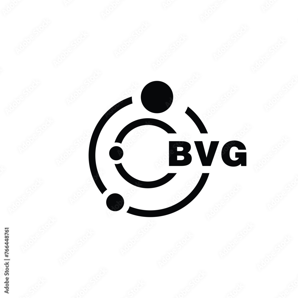 BVG letter logo design on white background. BVG logo. BVG creative ...