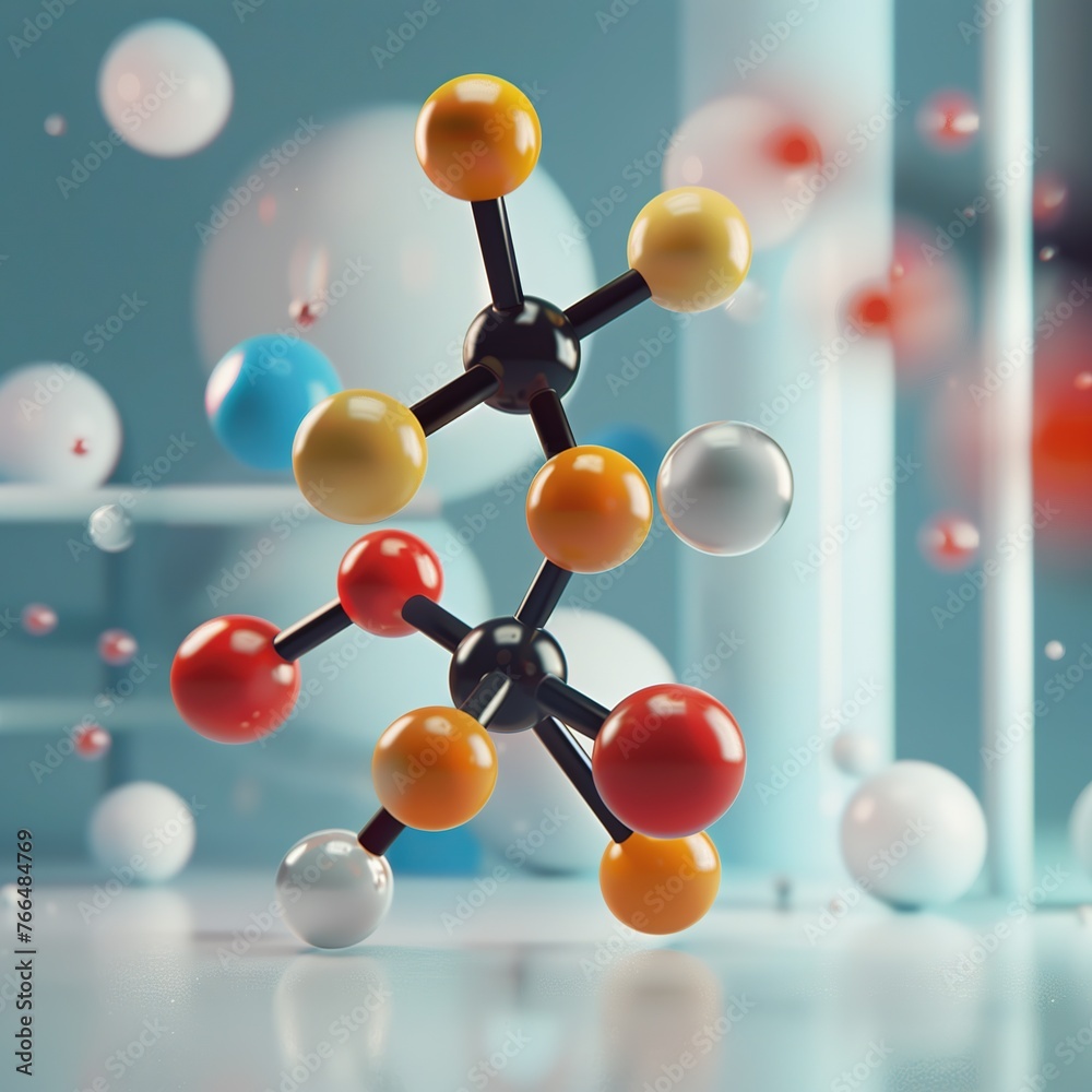 Molecular Marvels: Dynamic 3D Model of Biomolecules - Revealing the ...