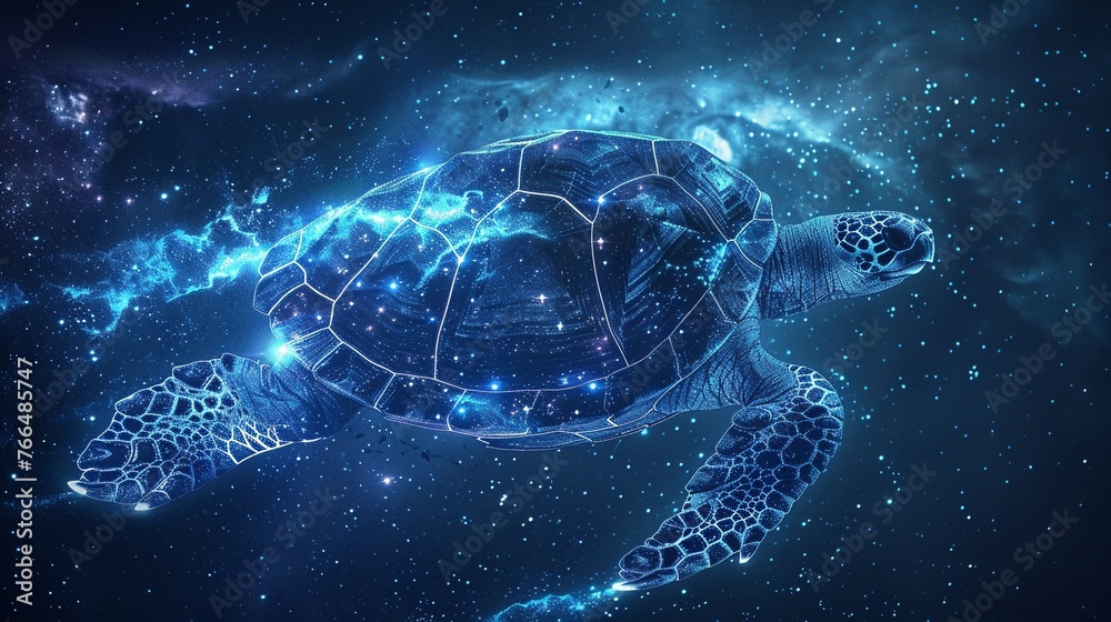 The Zodiac Tortoise Create a constellation in the shape of a majestic ...