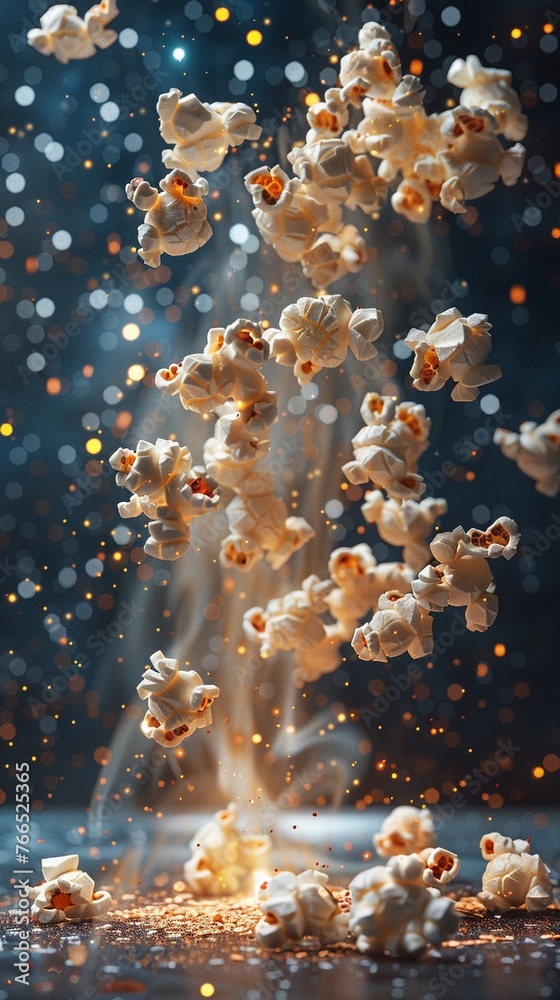 Step into the infinite expanse of the universe as popcorn explodes into ...