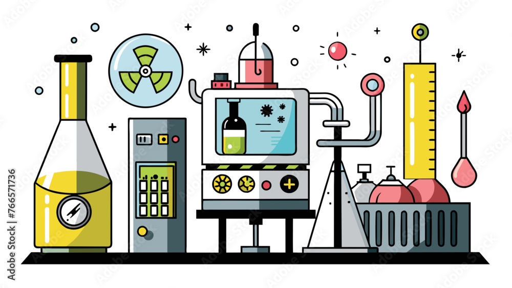 Vetor de NMR Spectrometer - Nuclear Magnetic Resonance (NMR) Vector ...