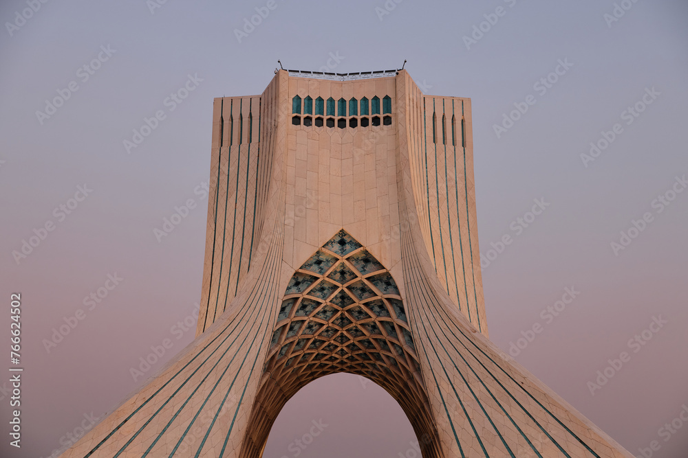 The Azadi Tower is a symbol of freedom in Iran, the main symbol of Iran ...