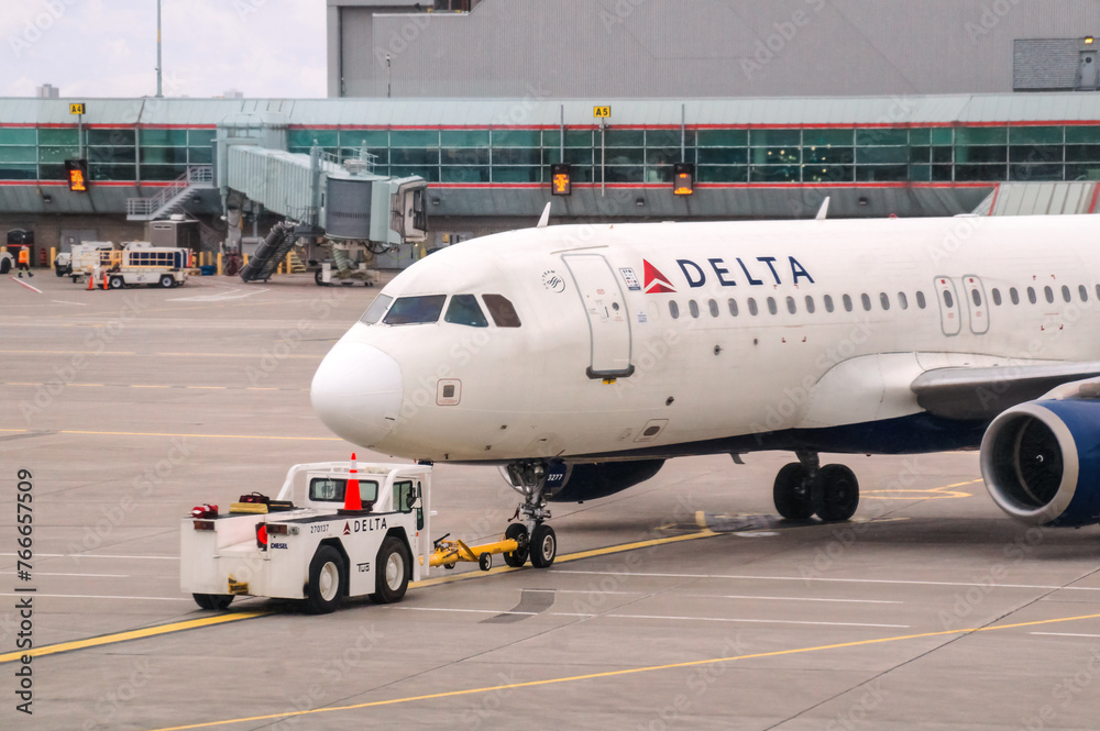 Toronto, Canada - 03 10 2024: Airbus A320 jet airliner of Delta Air ...