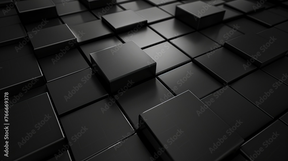 A digital black background created from a vector grid texture composed ...