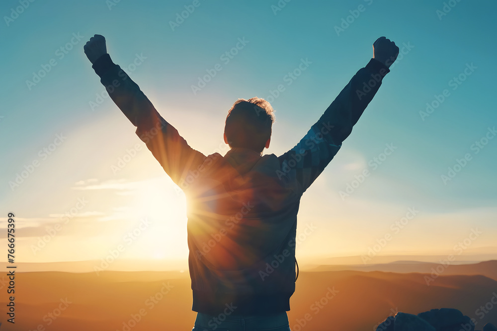 Success, winning, growing, celebration theme, party background, career ...