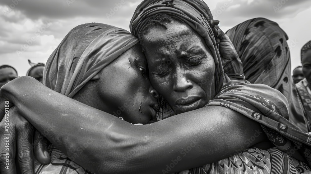 Hope Amidst Chaos Detailed photographs capturing moments of hope and ...