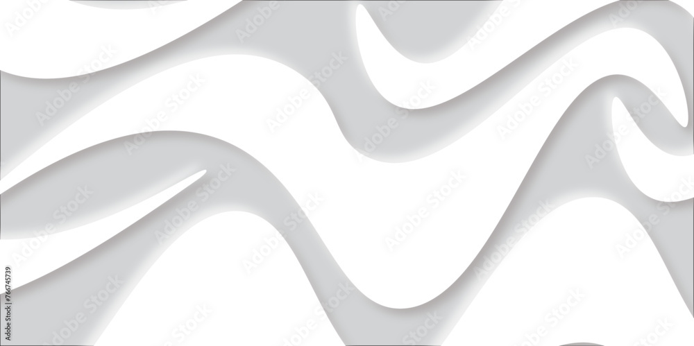 Abstract Grey Wave Background,Elegant Graphic Design with Soft Curves ...