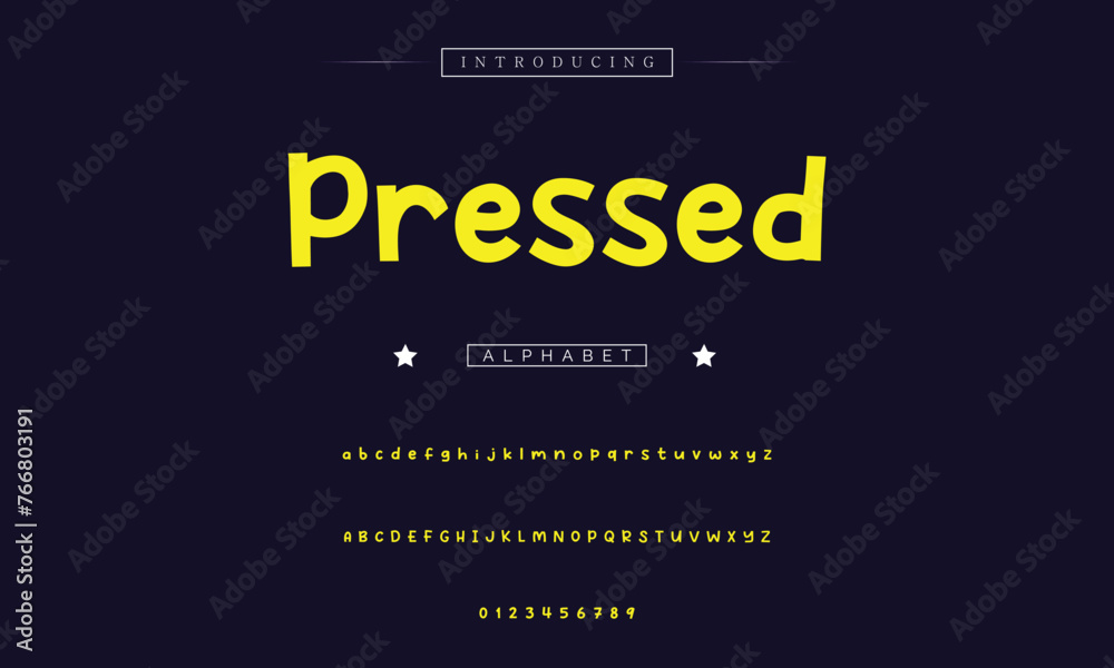 Vetor de colorful alphabet, playful letters, funny festival font for ...