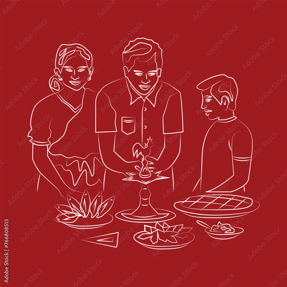 SInhala and Tamil New Year. Sinhala Avurudu Design. Sinhala Aluth ...