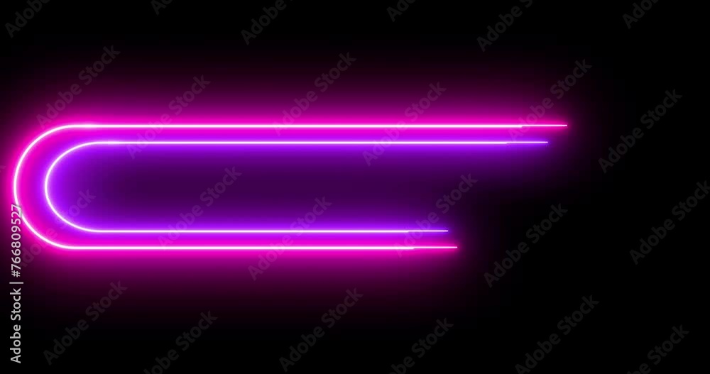4K cool neon different colorful lower third. Animated cool-designed ...