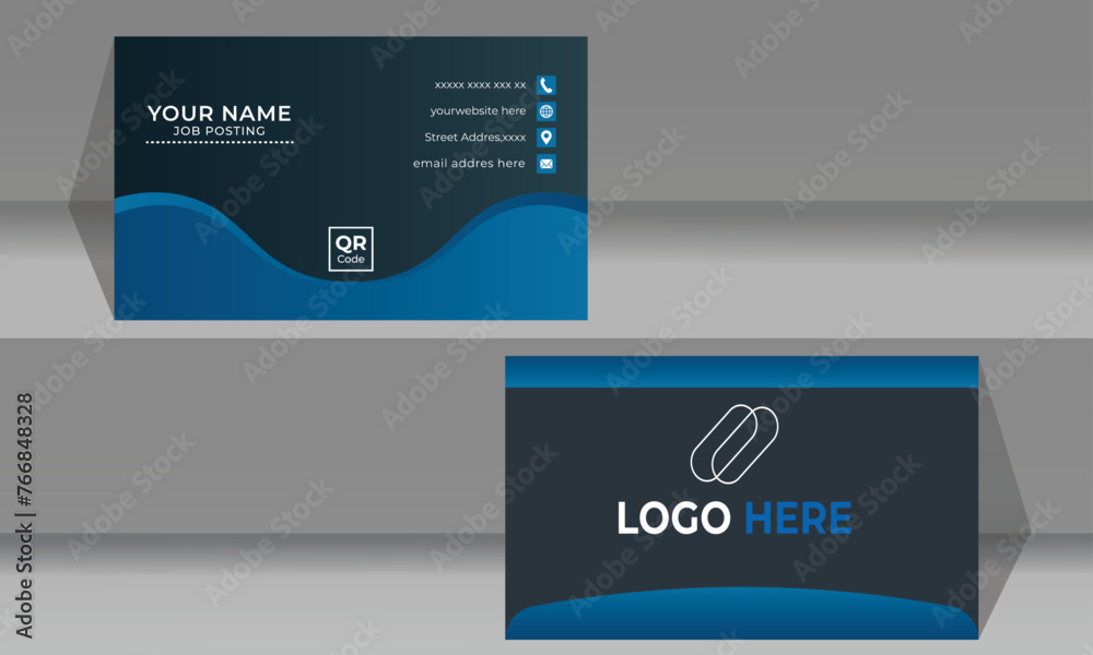 Business card for company branding corporate official introduction ...